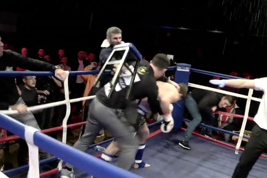 UFC fight turns into WWE Brawl - Martial Tribes